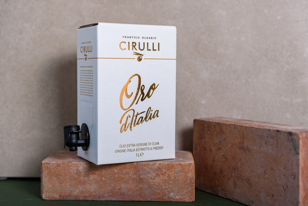 Organic extra virgin olive oil bag in box • 1 Liter